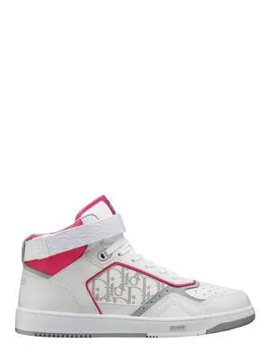 Dior Dior B27 High-Top Sneakers White/grey/pink