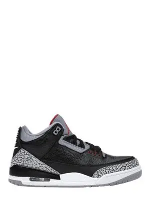 JORDAN Jordan 3 Retro Cement (2018) Black/fire Red/cement Grey