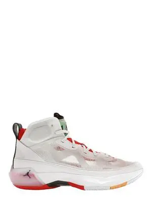 JORDAN 37 Hare High-top Sneakers - White/true Red/light Silver