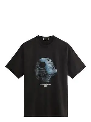 Kith X Star Wars Death Star Tee Shirt - Black Ph