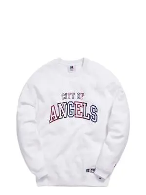 Kith X Russell Athletic X Vogue Los Angeles Crewneck Sweatshirt - White