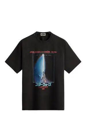 Kith X Star Wars Japanese Poster Vintage Tee Shirt Black Ph