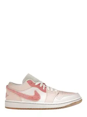 JORDAN Jordan 1 Low SE Mighty Swooshers Pastel Pink/white
