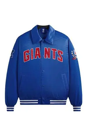 Kith X Nfl Giants Satin Bomber Jacket - Current
