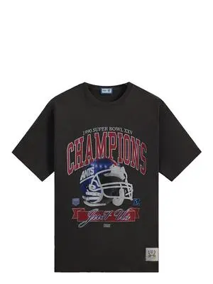 Kith X Nfl Giants Superbowl Vintage Tee Shirt - Black