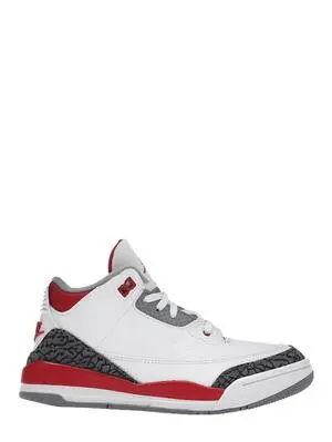 JORDAN 3 Retro Fire Red 2022 Ps - White/fire Red/cement Grey