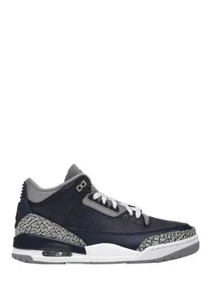 JORDAN 3 Retro Georgetown - Midnight Navy Blue/cement Grey/white