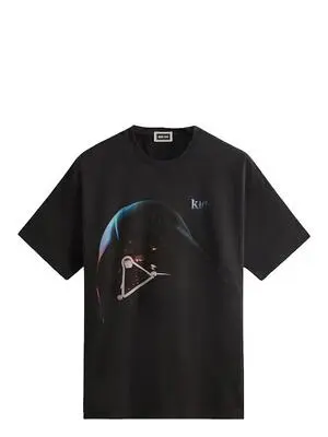 Kith X Star Wars Darth Vader Helmet Vintage Tee Shirt - Black Ph