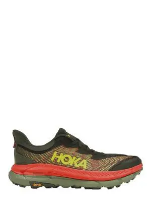 Hoka One One Mafate Speed 4 Sneakers - Thyme/fiesta