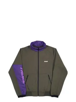 PALACE Slayer Track Top - Olive/purple