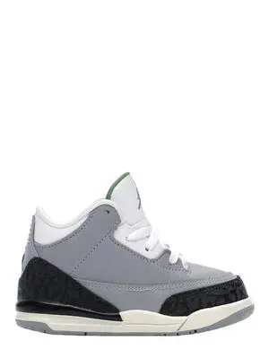 JORDAN 3 Retro Sneakers - Light Smoke Grey/chlorophyll/black