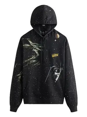 Kith X Star Wars War Hoodie - Black Ph