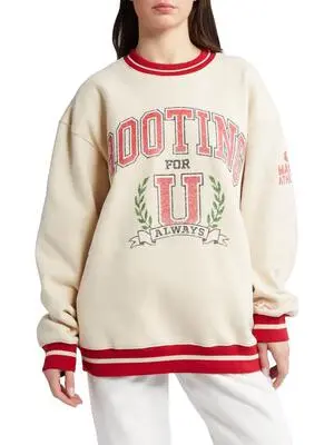 THE MAYFAIR GROUP THE MAYFAIR GROUP Rooting For U Graphic Sweatshirt