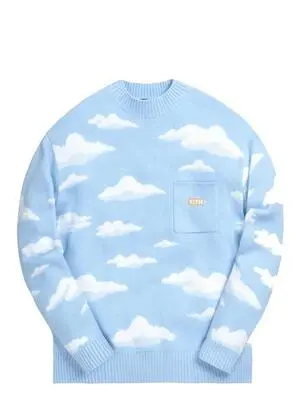Kith X The Simpsons Cloud Intarsia Sweater - Blue