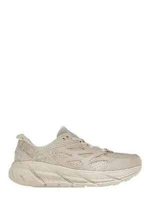 Hoka One One Clifton L Suede Sneakers - Eggnog