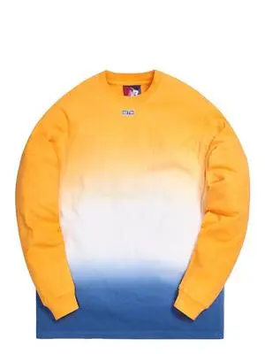 Kith X New Balance Spirit Long Sleeve Tee Shirt Yellow Ombre