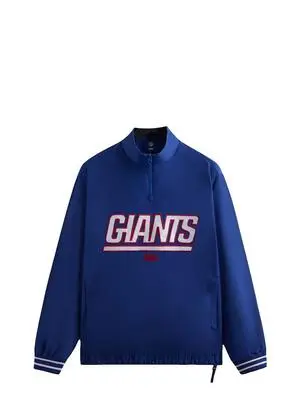Kith X Nfl Giants Nylon Quarter Zip Mock Neck - Current