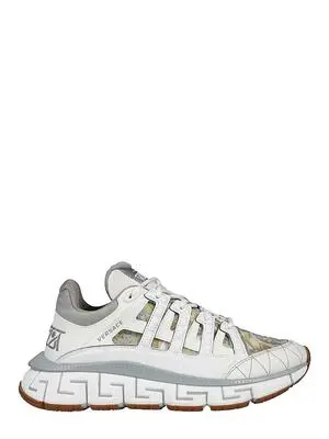 Versace Trigreca Sneakers - White/grey/barocco Print