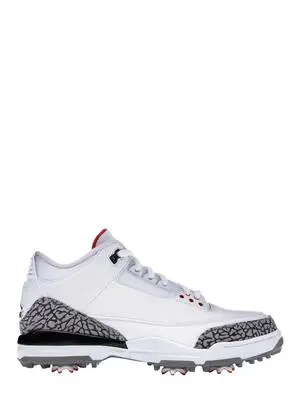 JORDAN Air Jordan 3 Retro Golf Sneakers White/black
