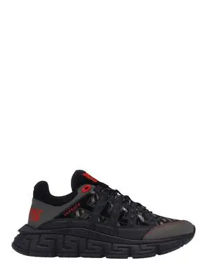 Versace Trigrecain Sneakers - Red/black