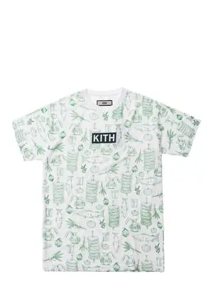 Kith X Sadelles All Over Tee Shirt - White