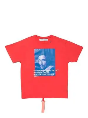 VIRGIL ABLOH Mca Figures Of Speech Offwhite Bernini Tee Shirt - Red/blue