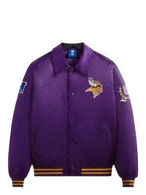 Kith X Nfl Vikings Satin Bomber Jacket - Cover