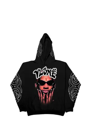 VLONE Rodman Logo Hoodie - Black