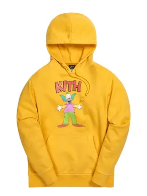 Kith X The Simpsons Krusty Hoodie - Yellow