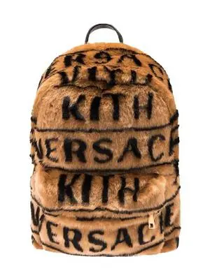 Kith X Versace Fur Backpack - Brown