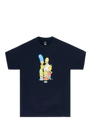 Kith X The Simpsons Portrait Tee Shirt - Navy Blue