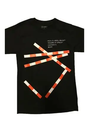 VIRGIL ABLOH X Mca Figures Of Speech Tape Tee Shirt - Black