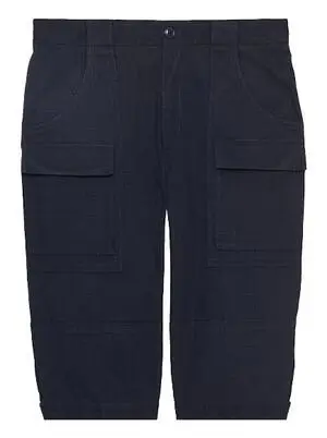 Gucci Nylon Cropped Pant Navy Blue