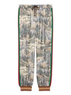 Gucci X The North Face Jogging Pants - Forest Print