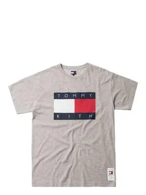 Kith X Tommy Hilfiger Flag Tee Shirt - Grey