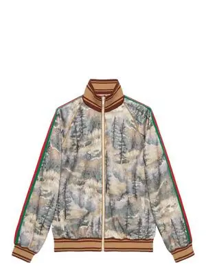 Gucci X The North Face Jacket - Forest Print