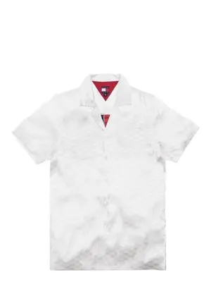 Kith X Tommy Hilfiger Satin Camp Shirt - White