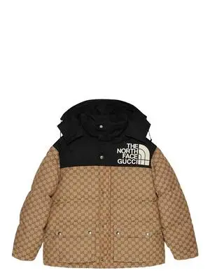 Gucci Gg Padded Jacket - Black Ebony Beige