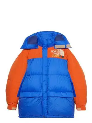 Gucci X The North Face Down Coat - Blue/orange