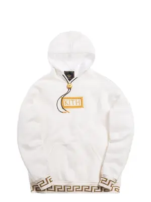 Kith Kith X Versace Bolo Hoodie Offone-colorwhite