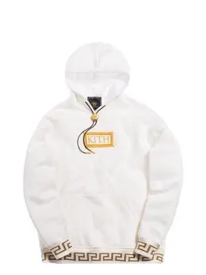 Kith X Versace Bolo Hoodie - Off/white