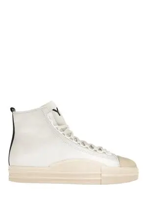 Adidas Y-3 Yuben Mid High-Top Sneakers Core White/black/ecru Tint