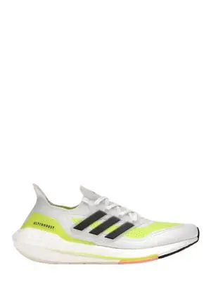 Adidas Ultra Boost 21 - Footwear White/core Black/solar Yellow