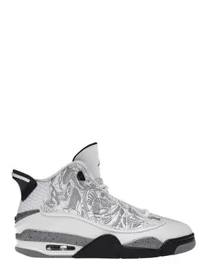 JORDAN Dub Zero Cement Sneakers - White/black/cement Grey