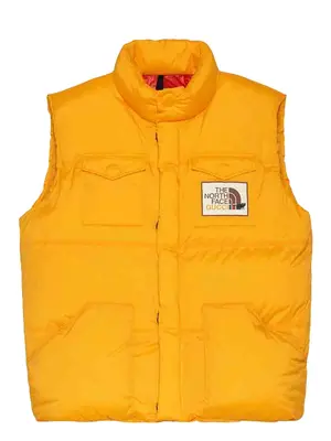 Gucci X The North Face Padded Vest - Yellow