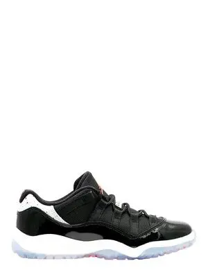 JORDAN 11 Retro Low Sneakers - Black/infrared 23/pure Platinum