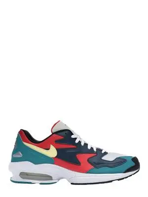 Nike Air Max2 Light Sneakers - Habanero Red/armory Navy Blue/radiant Emerald