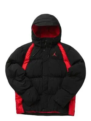 JORDAN Essentials Puffer Jacket - Black/red