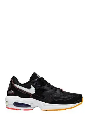Nike Air Max2 Light Contrast Stitching Sneakers - Black/white/psychic Purple