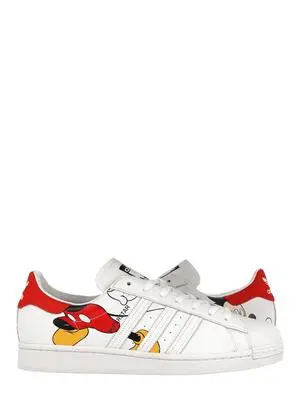 Adidas Adidas Superstar Mickey Mouse Sneakers Cloud White/gold Metallic/scarlet